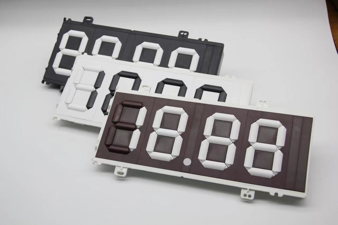 Outdoor Plastic Manual Turnover Gas Price Sign Numbers 7 Segment Price ...